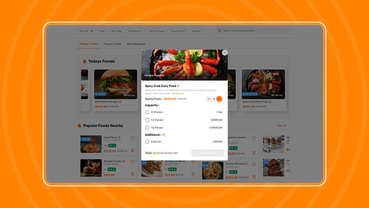 StackFood - React User Website by sixamtech | CodeCanyon